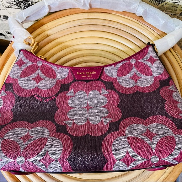 kate spade | Bags | Kate Spade Spade Flower Monogram Reece Small ...